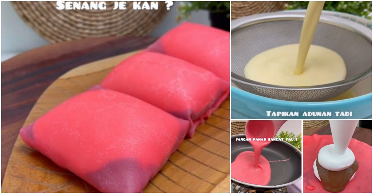 Mudah Je Nak Buat Nutella Crepe ‘Viral’ Tu, Gebu Macam Bantal! – Rencah ...